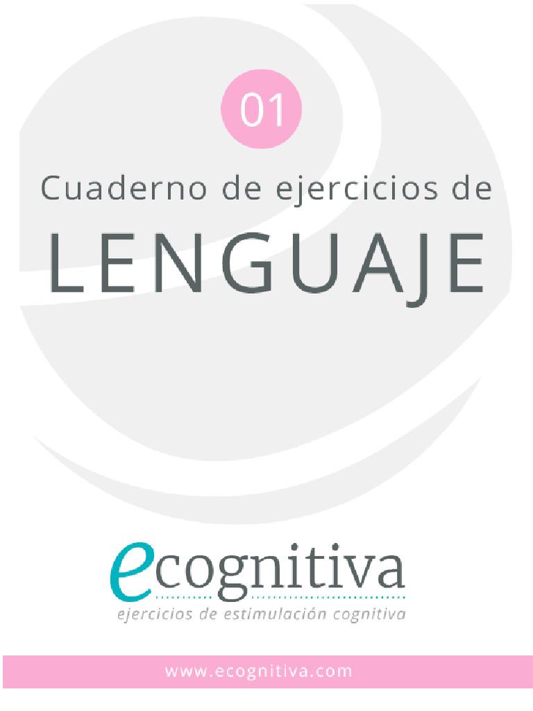 Cuadernillo de Estimulacion de Lenguaje - Pagenumber | PDF