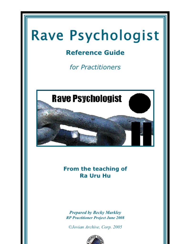 Rave Psychologist Reference Booklet - VIEW | PDF | Fear | Mind