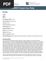 Josephine Case Study | PDF | Anxiety | Mental Disorder