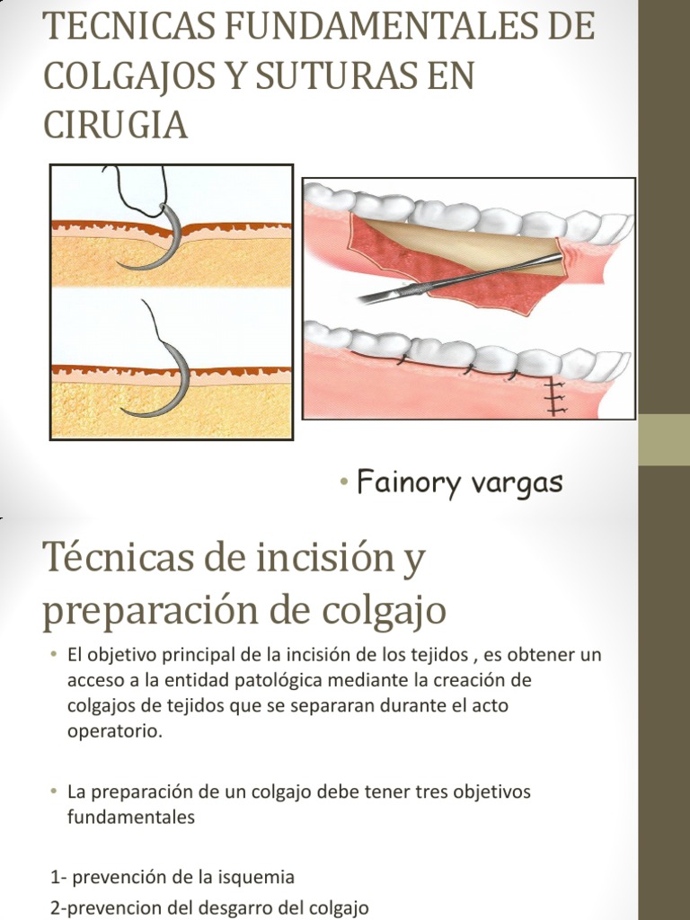 Colgajos y Suturas | PDF | Medicina | Especialidades Medicas
