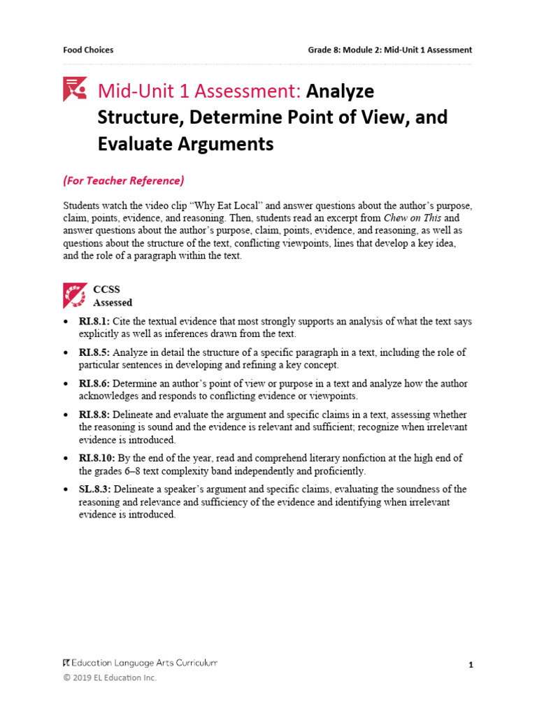 G8m2u1 - Modulelessons - Mid Unit 1 Assessment 0320 | PDF | Candy ...