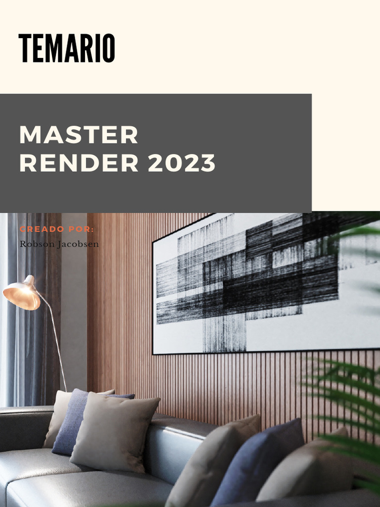 Programa Master Render 2023 | PDF | Gráficos de computadora ...