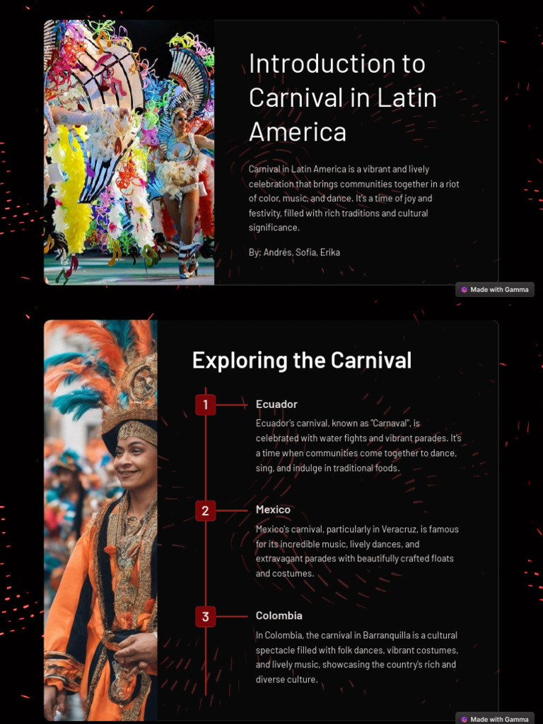Latin American Carnival Guide | PDF | Carnival | Walking Events