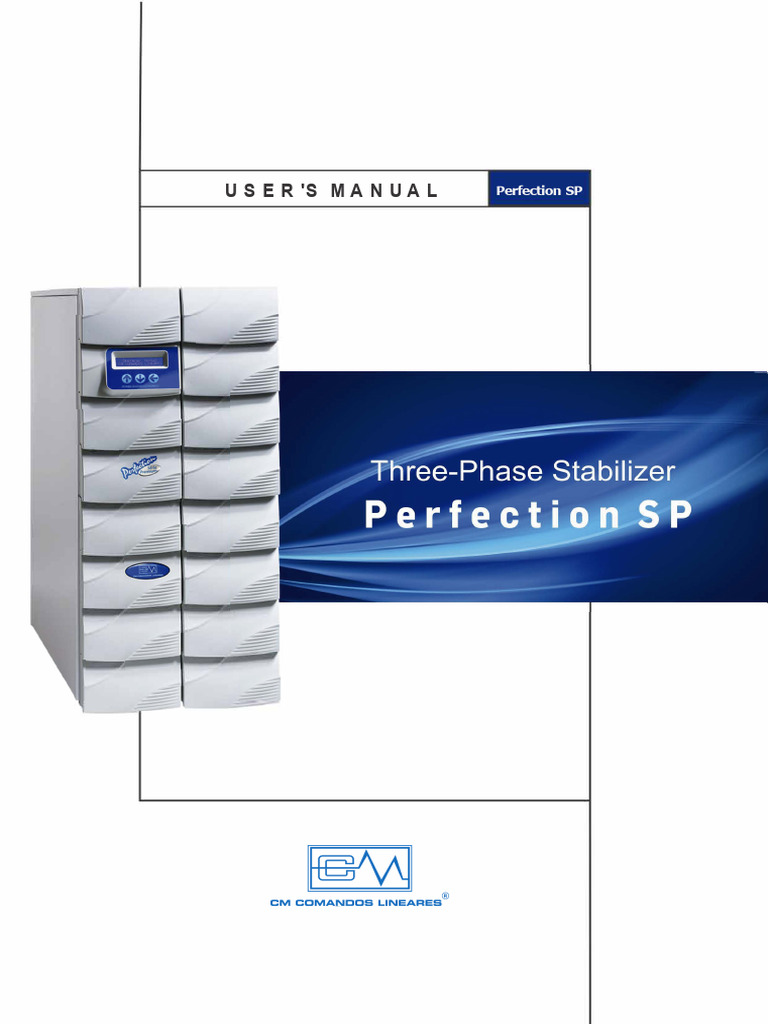 User Manual Stabilizer Perfection SP | PDF | Mains Electricity ...