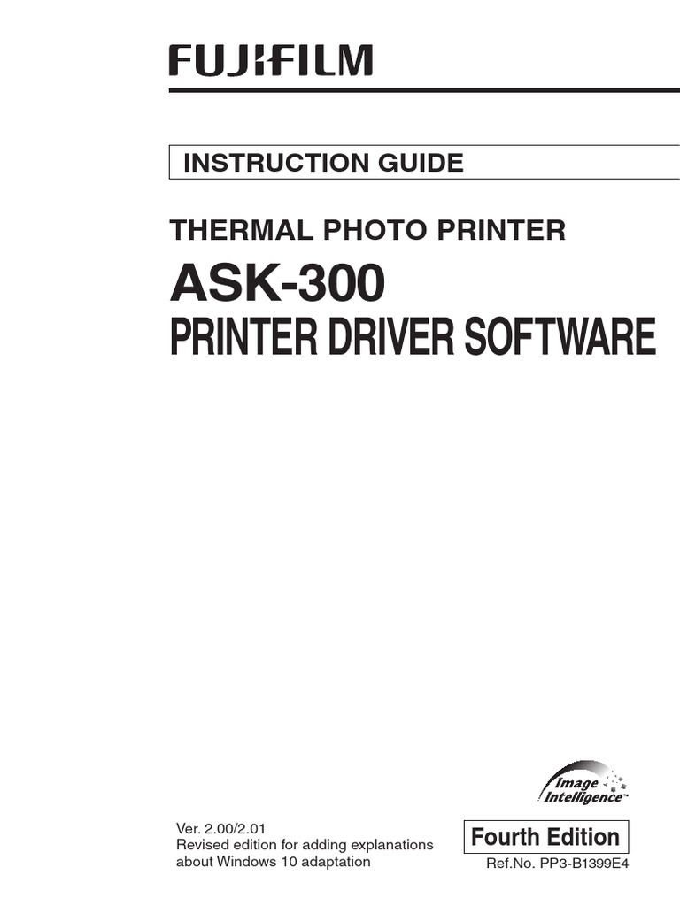 ASK-300 Printer Driver Software For Windows | PDF | Microsoft Windows | 64 Bit Computing
