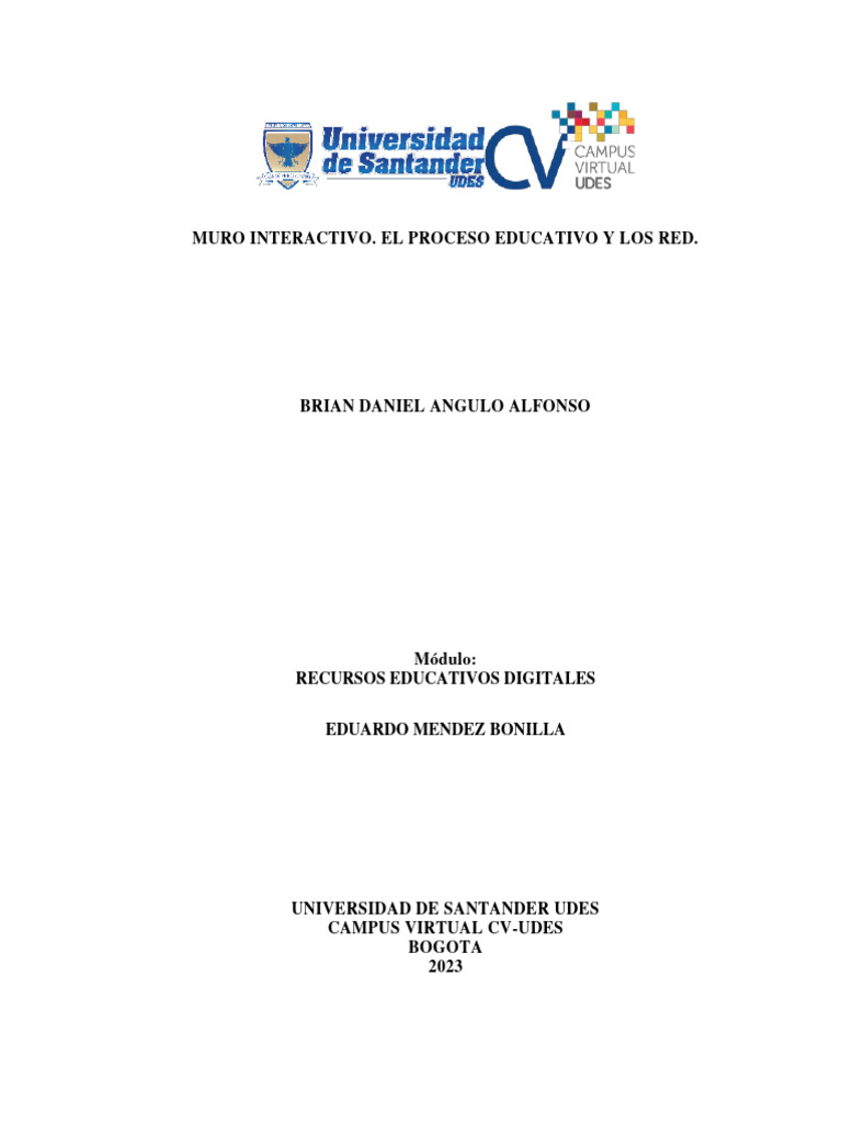 Corte 2 Brian Daniel Angulo | PDF | Enseñando | Cognición