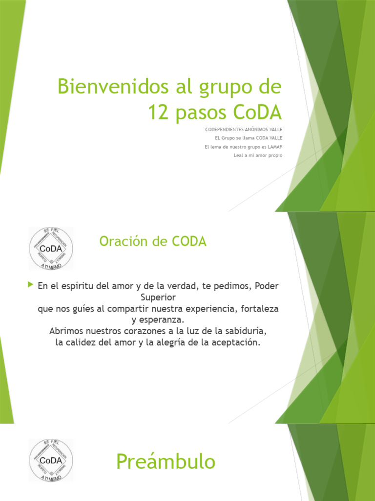 CoDA Paso 8 de CoDA | PDF | Matrimonio | La sexualidad humana