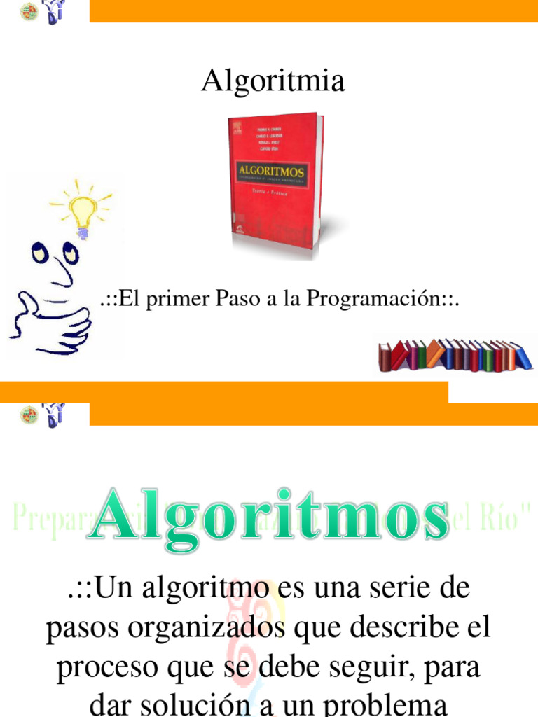Tema - Algoritmos Inicio A La Programación | PDF | Algoritmos | Programación de computadoras