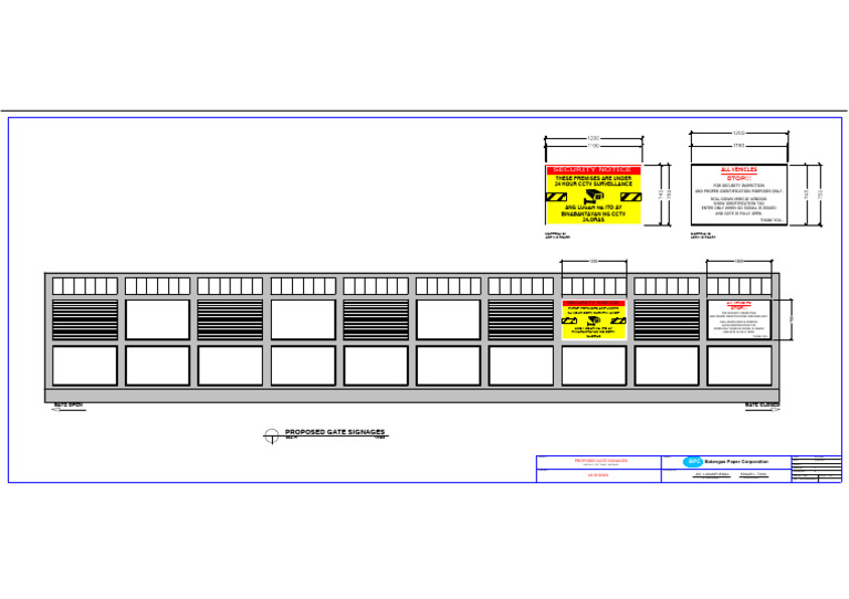 Proposed Gate Safety Signages | Download Free PDF | Privacy | Surveillance