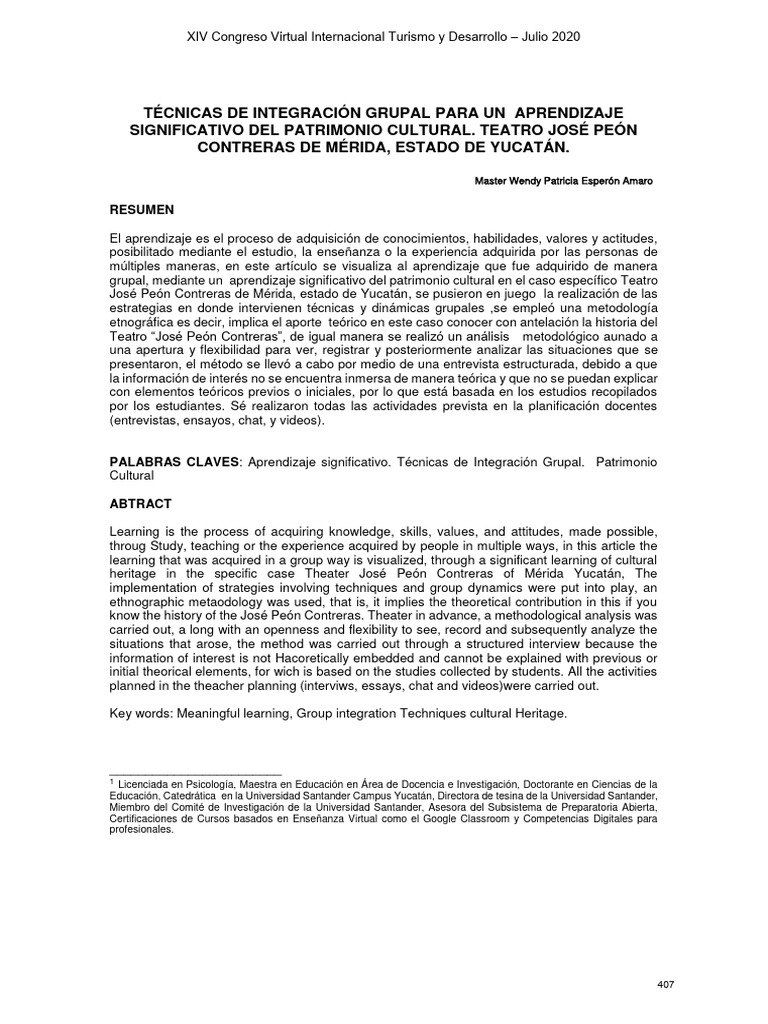 Técnicas de Integración Grupal en Yucatán | PDF | Aprendizaje | Enseñando