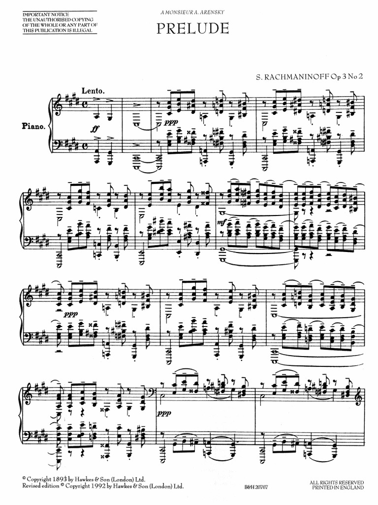 IMSLP868410 PMLP1366696 B&H 1992 Rachmaninoff Complete 24 Preludes | PDF