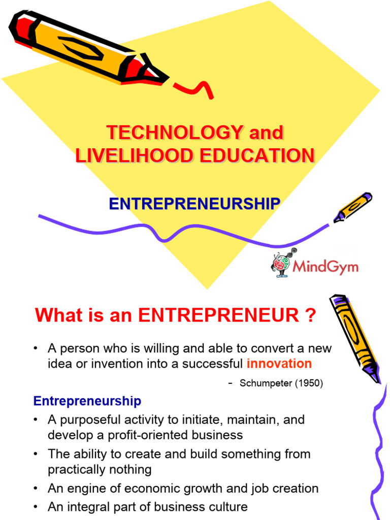 TLE - Entrepreneurship | Download Free PDF | Entrepreneurship | Economics