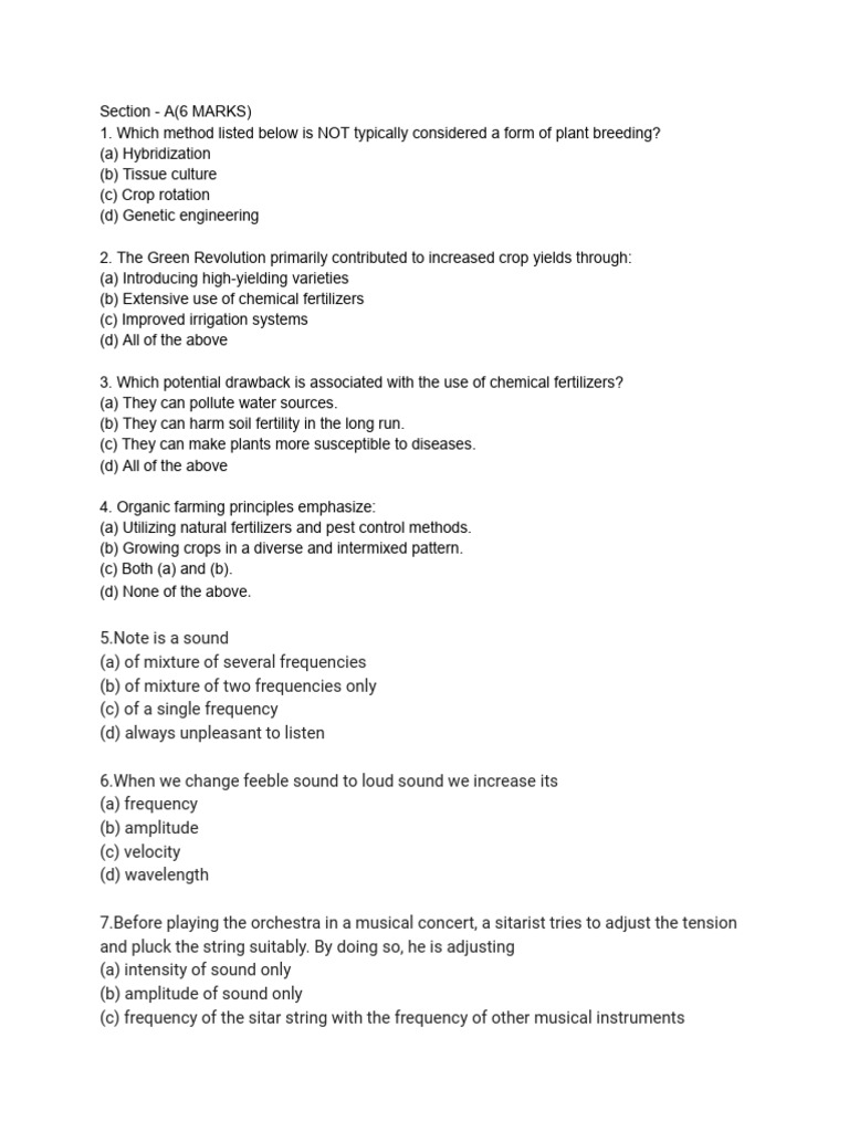 Science TEST PAPER | PDF | Molecules | Atoms