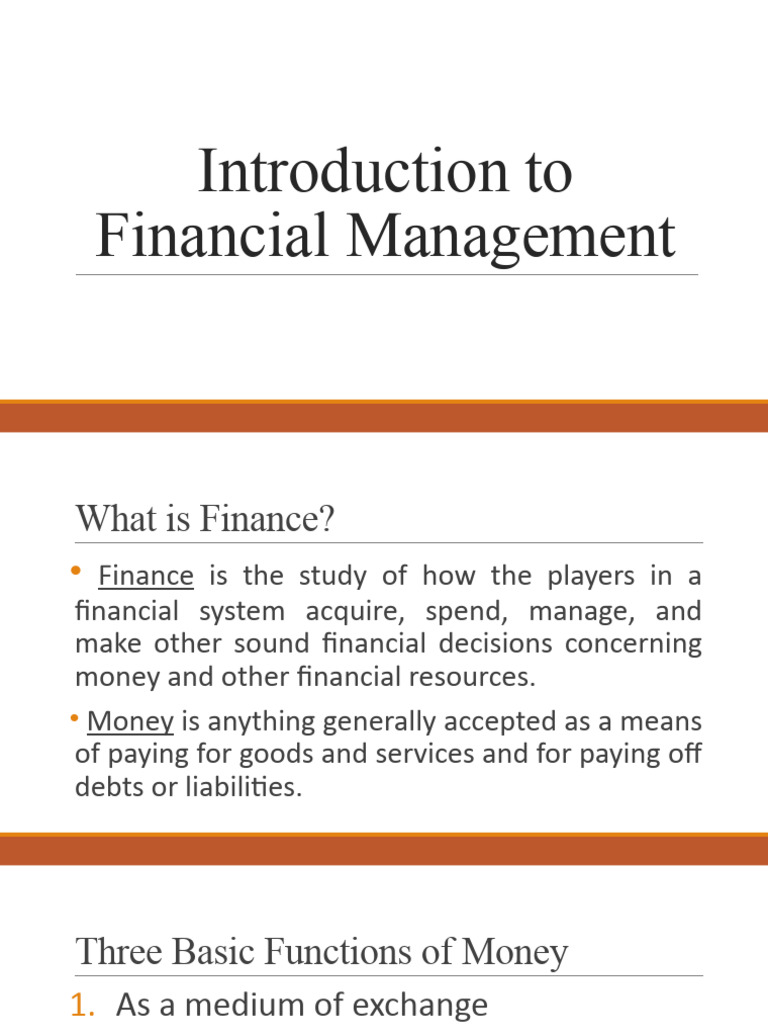 Chapter 1.1 - Introduction | Download Free PDF | Financial Analyst | Money