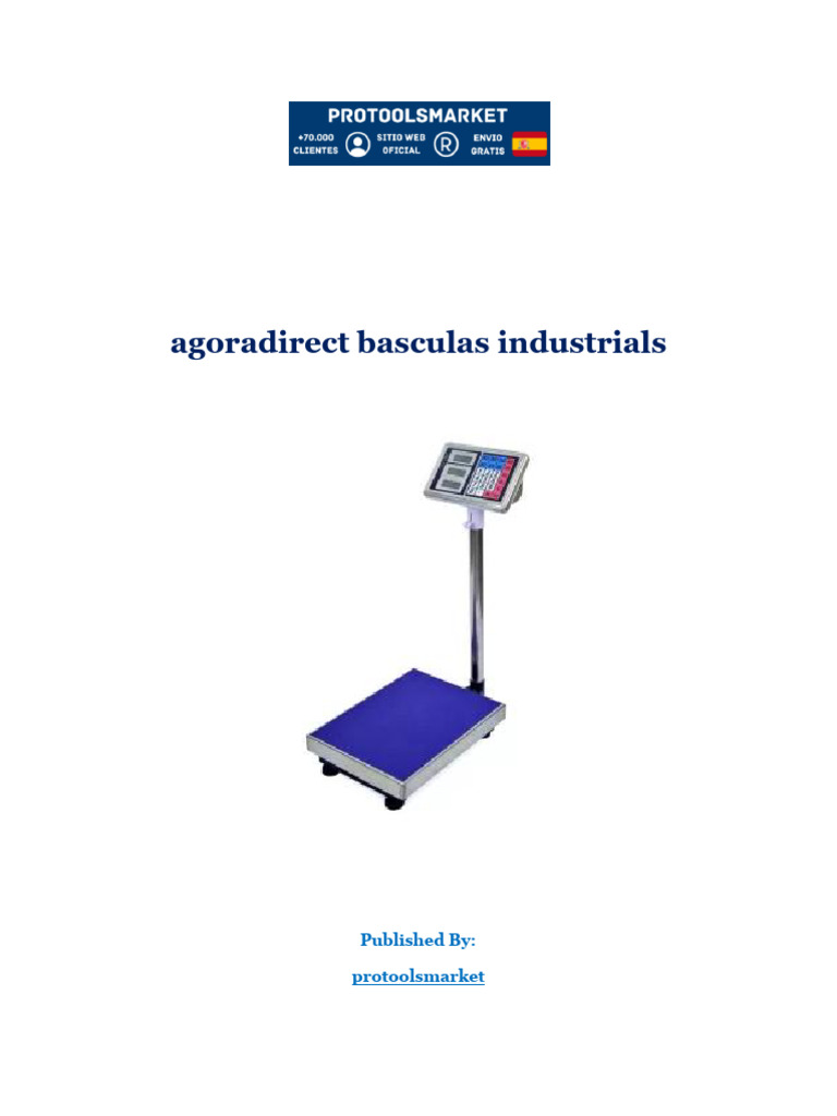 Agoradirect Basculas Industriales | PDF | Weighing Scale | Business Process