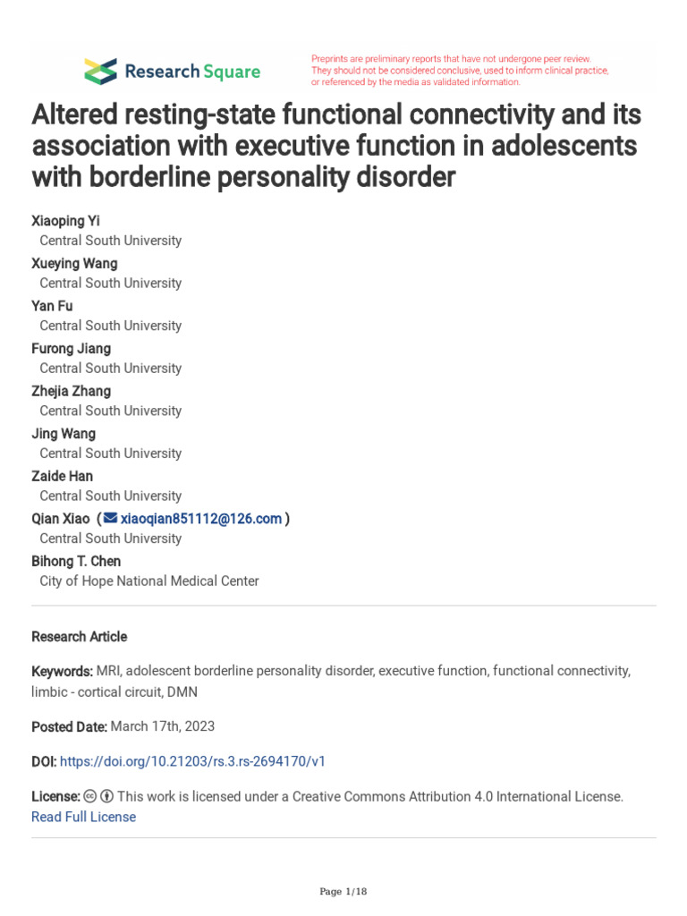 Altered_resting-state_functional_connectivity_and_ | PDF | Executive Functions | Borderline ...