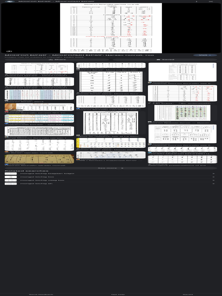 Mongol Bichig Useg - Google Search | PDF