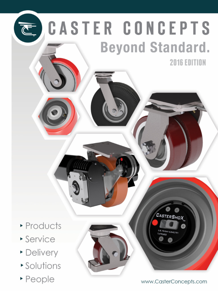Caster Concepts Catalog 2016 | PDF | Bearing (Mechanical) | Horsepower