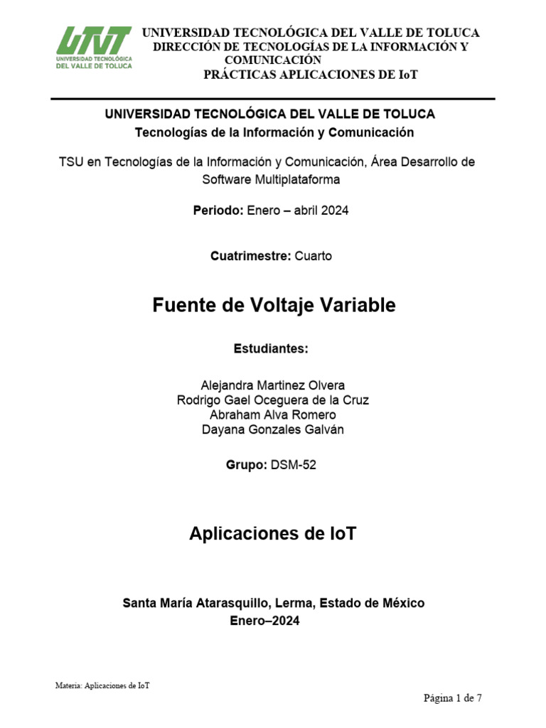Práctica 3. Fuente de Voltaje Variable | PDF | Corriente eléctrica ...