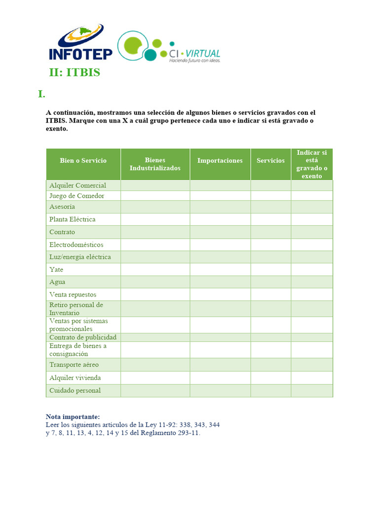 Cálculo y Retenciones del ITBIS | PDF | Impuestos | Economias