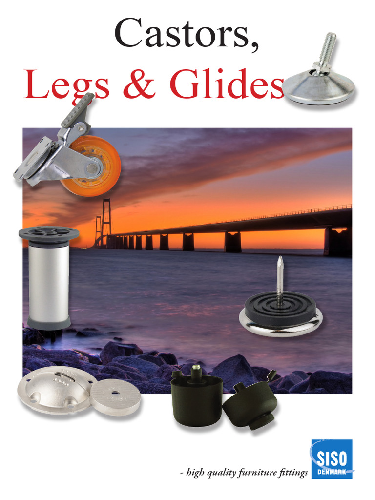 Castors Legs+and+Glides | PDF | Wheel | Building Engineering