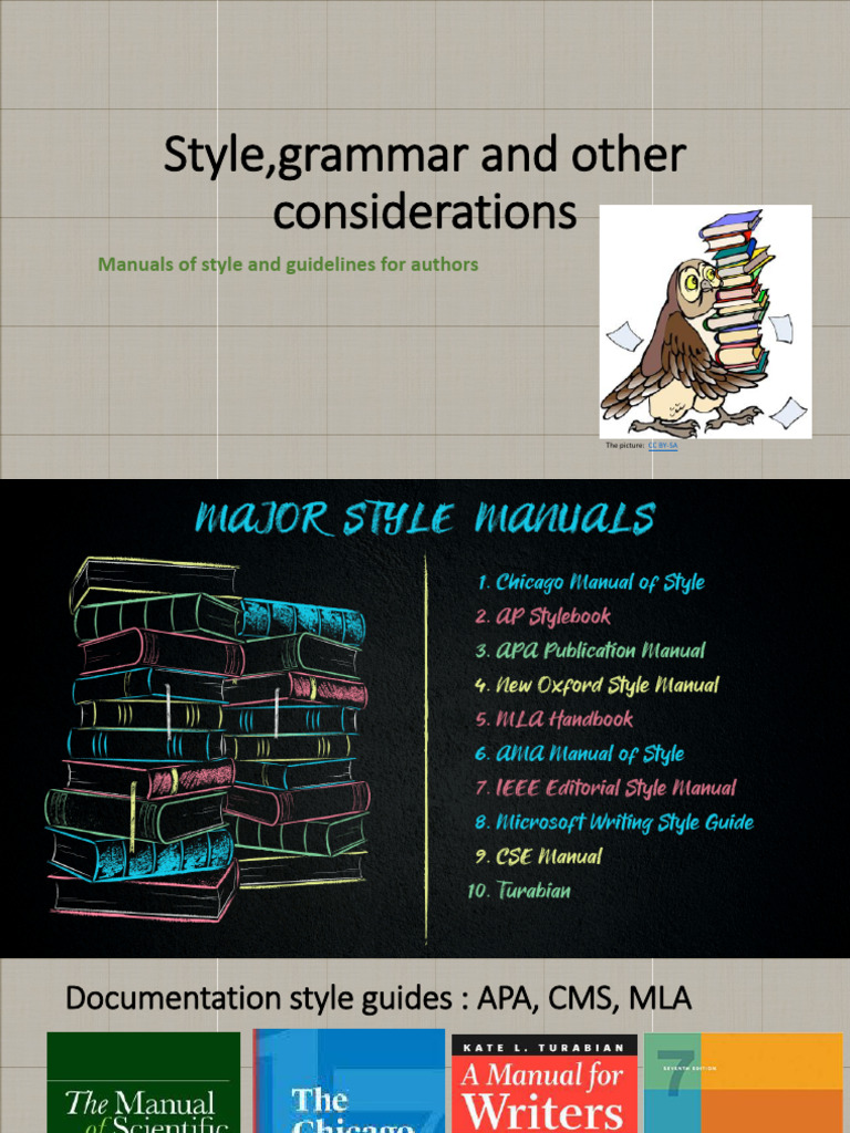 Style, Grammar and Other Considerations 23 - SS | PDF | Virus | Citation