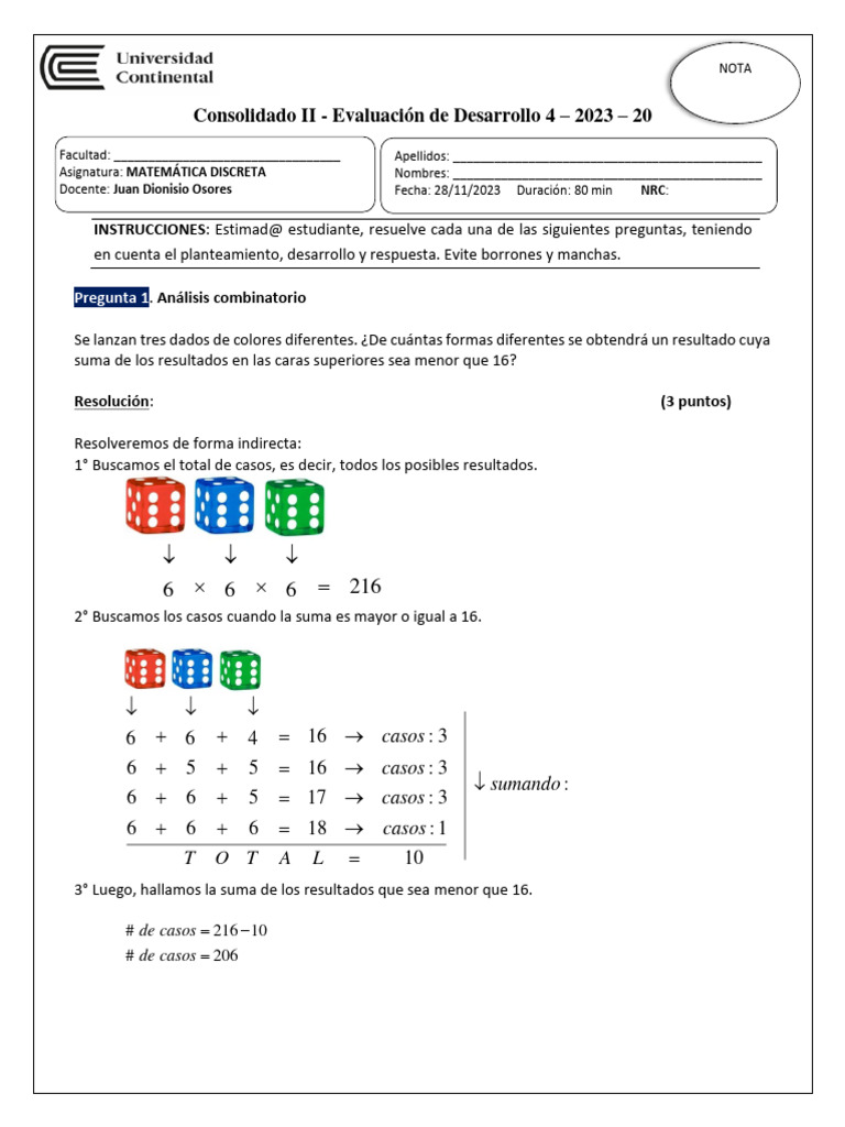 ED4 - Matematica Discreta (3) Solucionario | PDF | Lógica matemática | Matemáticas