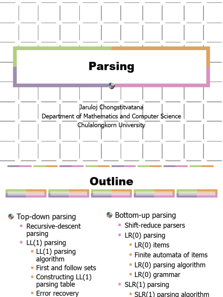 4 Parsing | PDF | Parsing | Software Engineering 4 Parsing | PDF | Parsing | Software Engineering