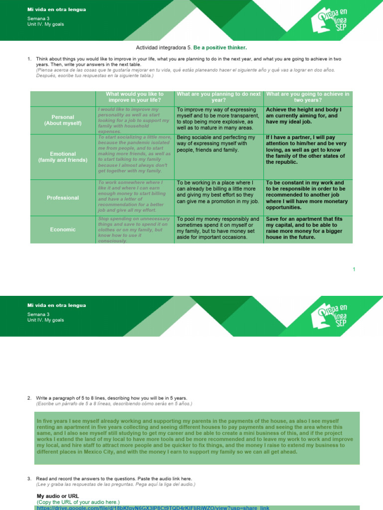 Actividad Integradora 5, Modulo 7. | PDF