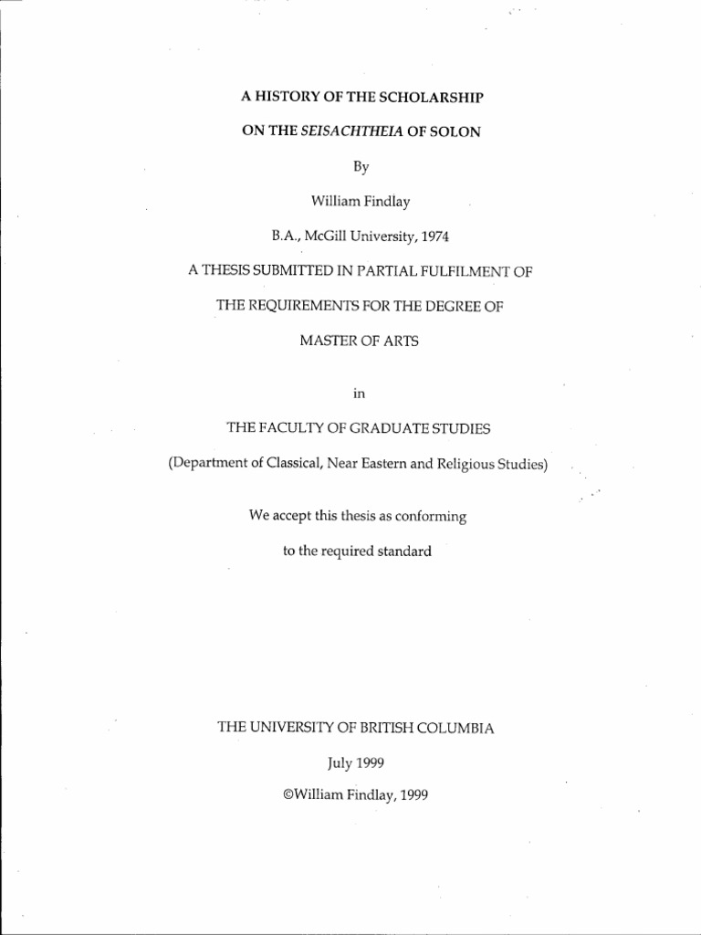 A History of The Scholarship On The Seisachtheia of Solon | PDF ... A History of The Scholarship On The Seisachtheia of Solon | PDF ...