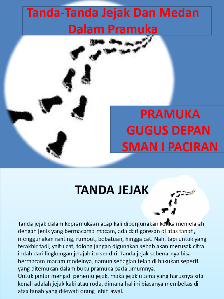 Tanda Jejak Dan Medan Pramuka-1 | PDF