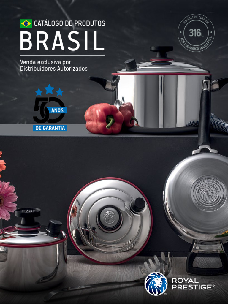 Novo Catálogo de Produtos Royal Prestige | PDF | Faca | Frigideira