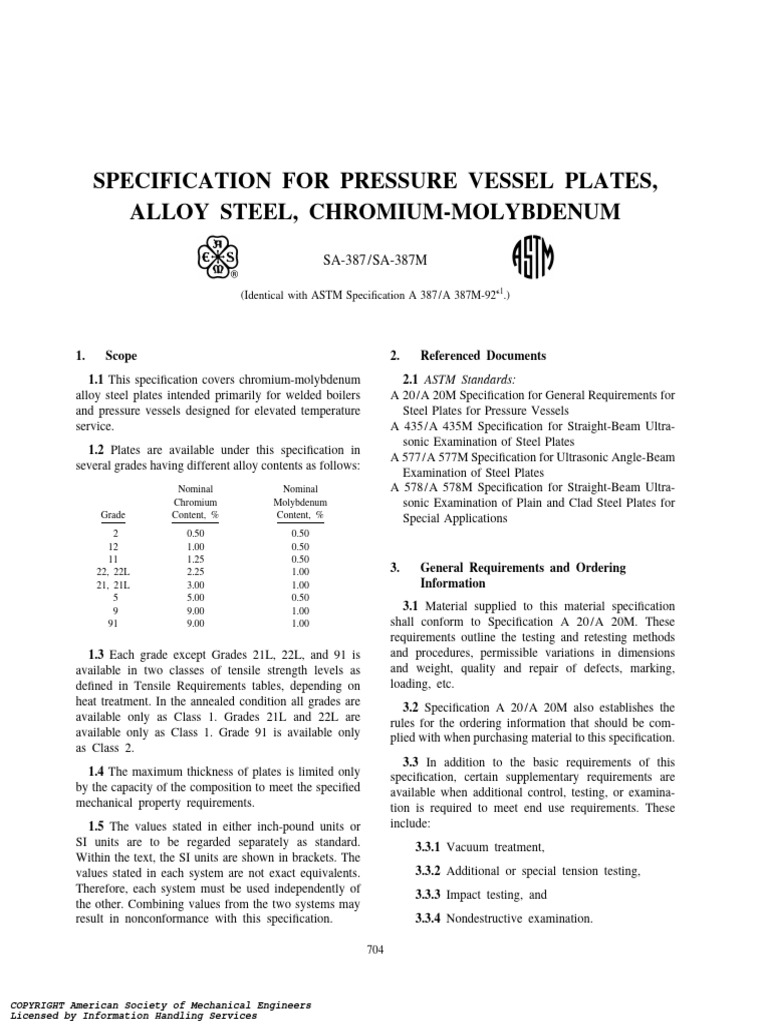 Sa 387 | Download Free PDF | Heat Treating | Steel