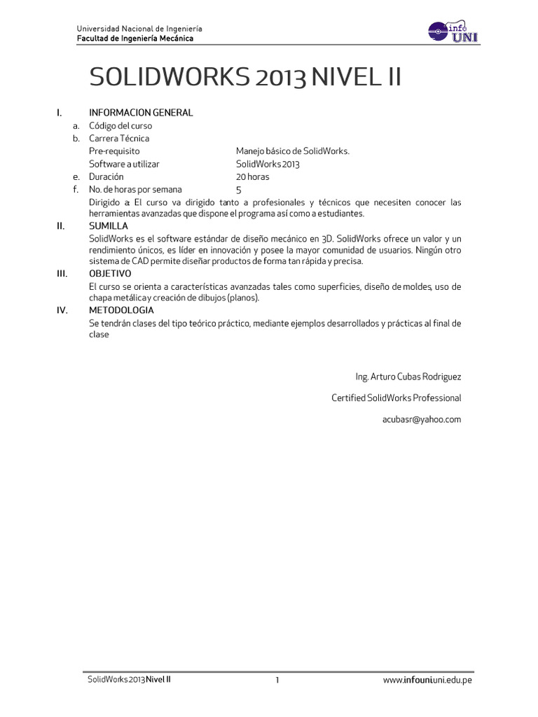 Solidworks Nivel Ii - Unlocked | PDF