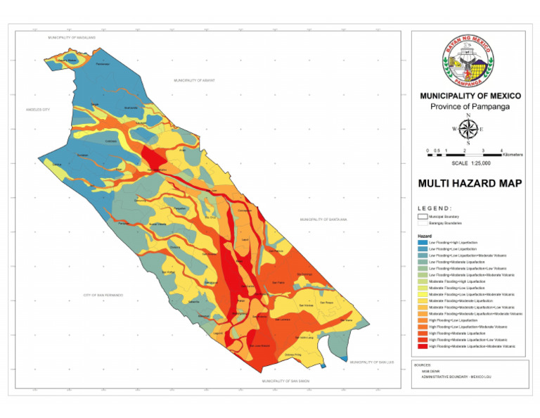 Mexico Multi Hazard Map | PDF