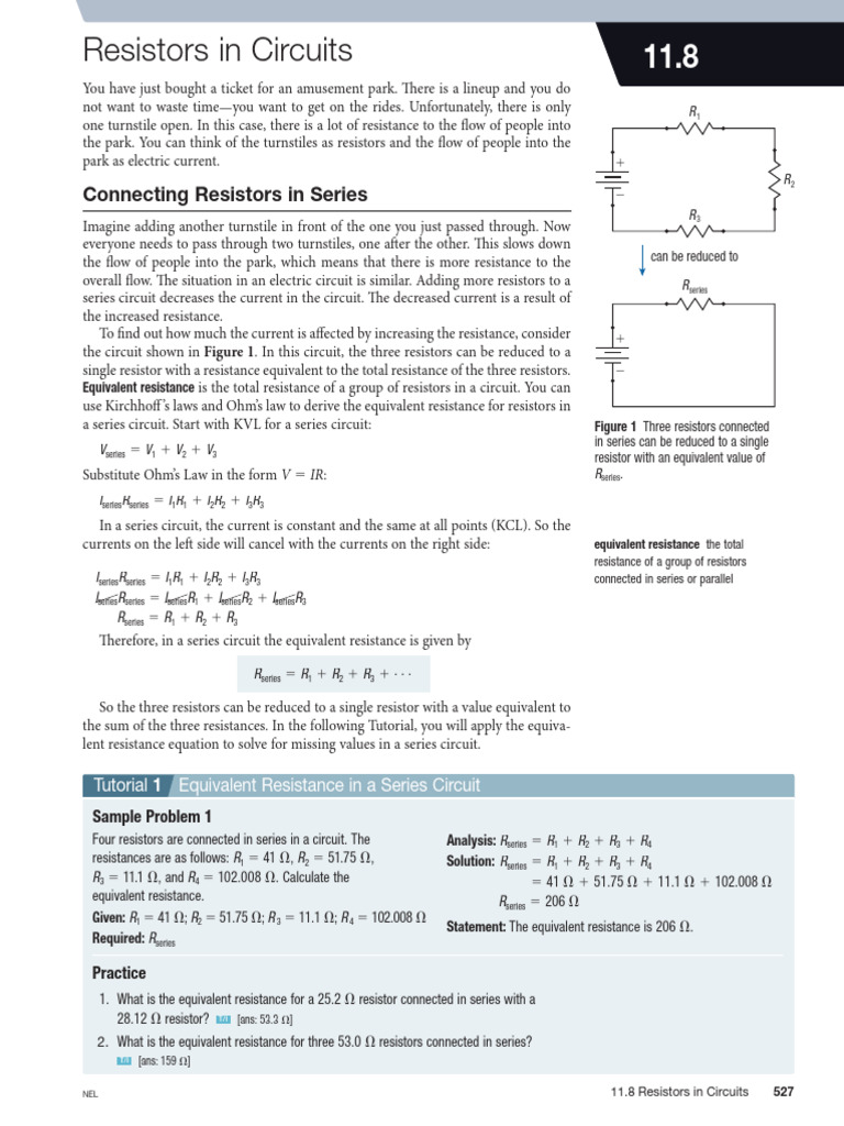 Resistors | PDF | Series And Parallel Circuits | Resistor