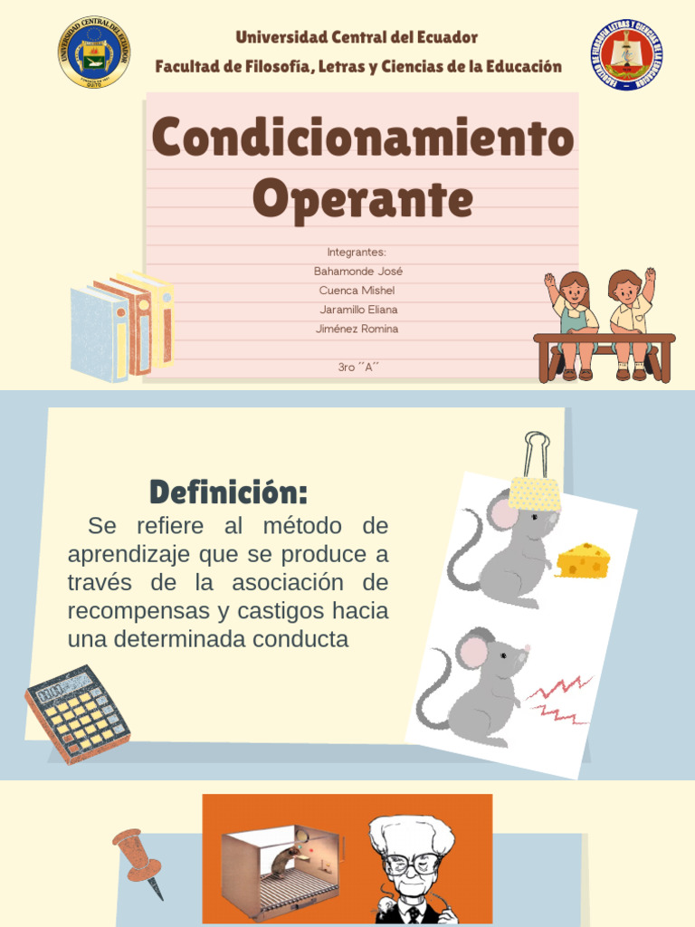 Condicionamiento Operante | PDF | Reforzamiento | Conceptos psicologicos