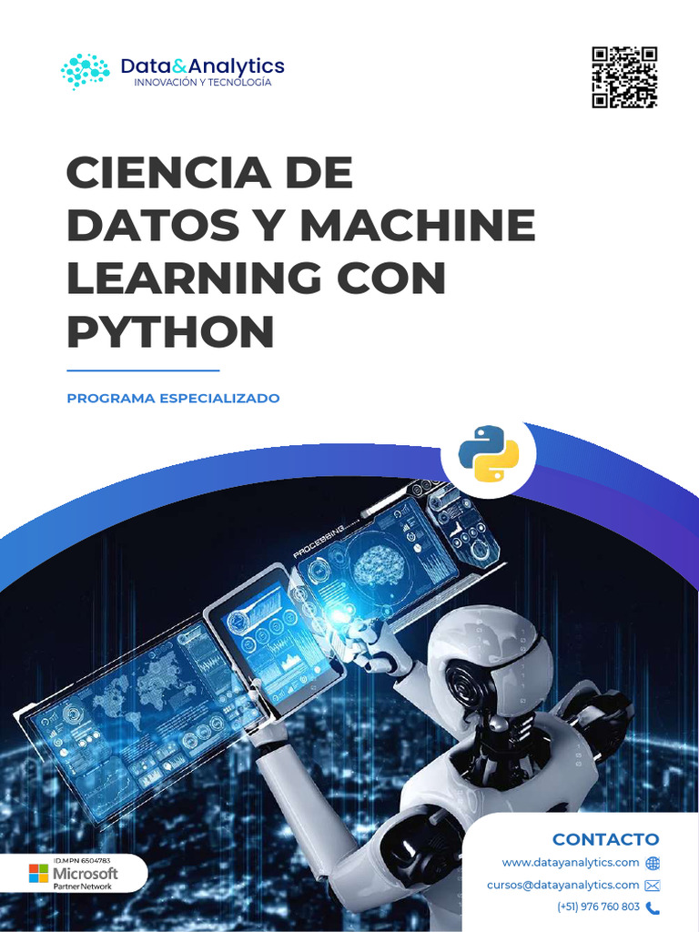 Programa Ciencia de Datos y Machine Learning Con Python | PDF | Análisis de regresión | Python ...
