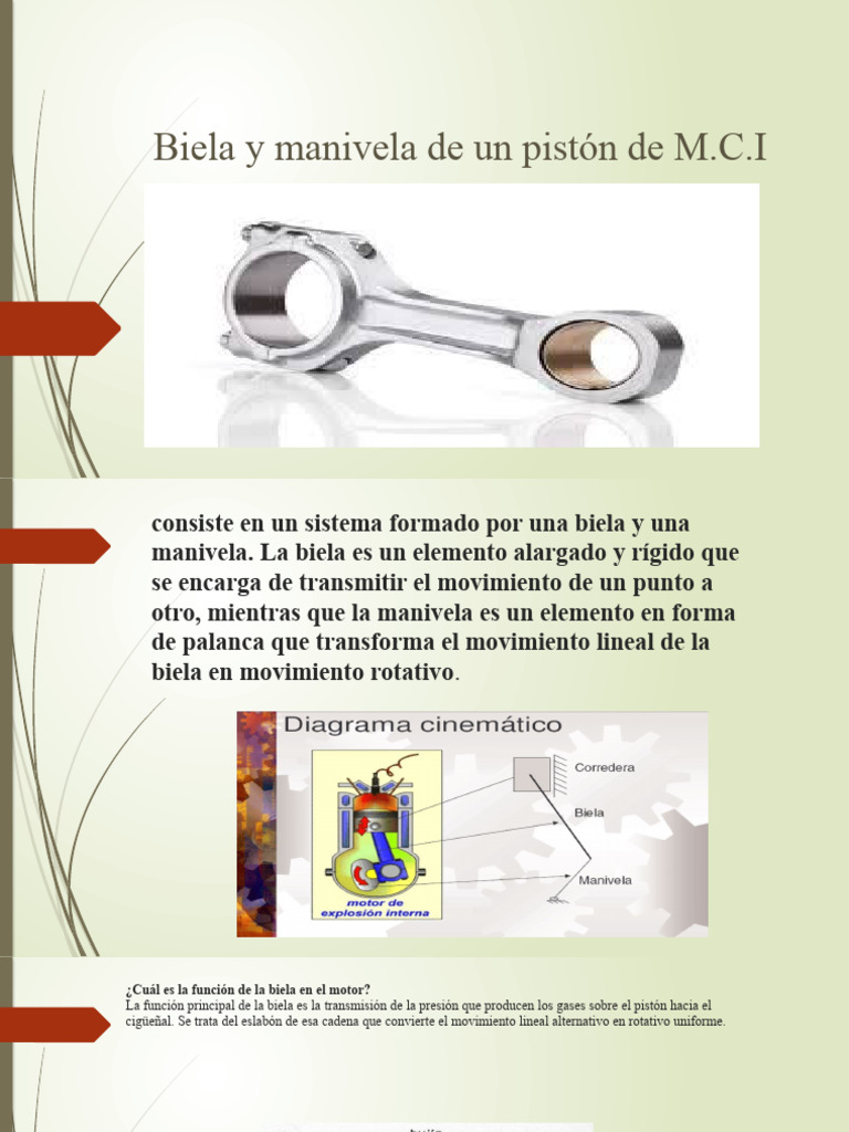 Biela Manivela | PDF | Pistón | Tratamiento a base de calor