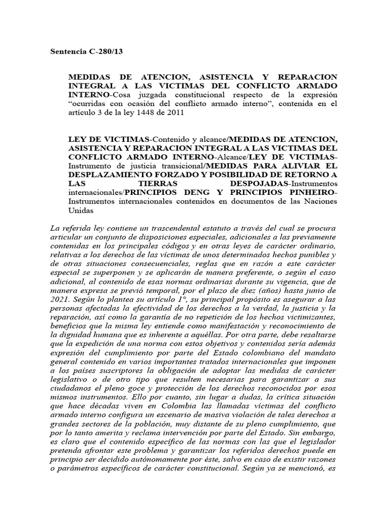 C 280 13 | PDF | Daños y perjuicios | Caso de ley