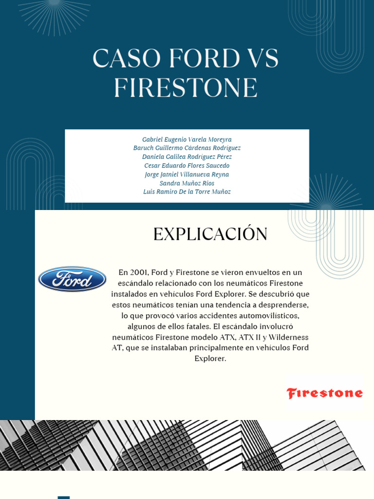 FORD Vs FIRESTONE | PDF | Neumático