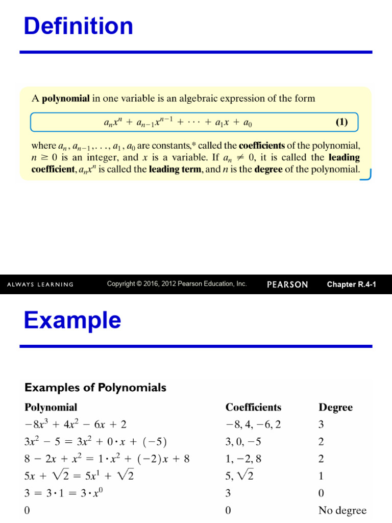 L1 - P1 Annotated | Download Free PDF | Polynomial | Factorization