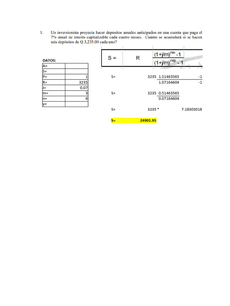 Laboratorio 4 Anualidades 2023-Soyeconomicas | PDF