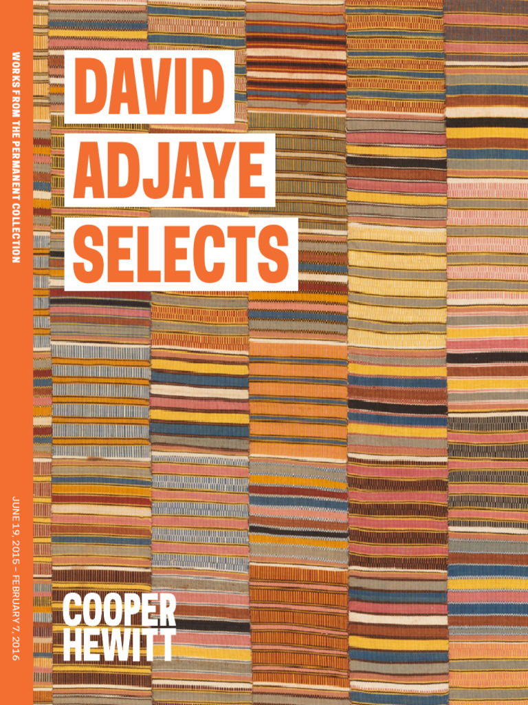David Adjaye Brochure | PDF | Weaving | Textiles
