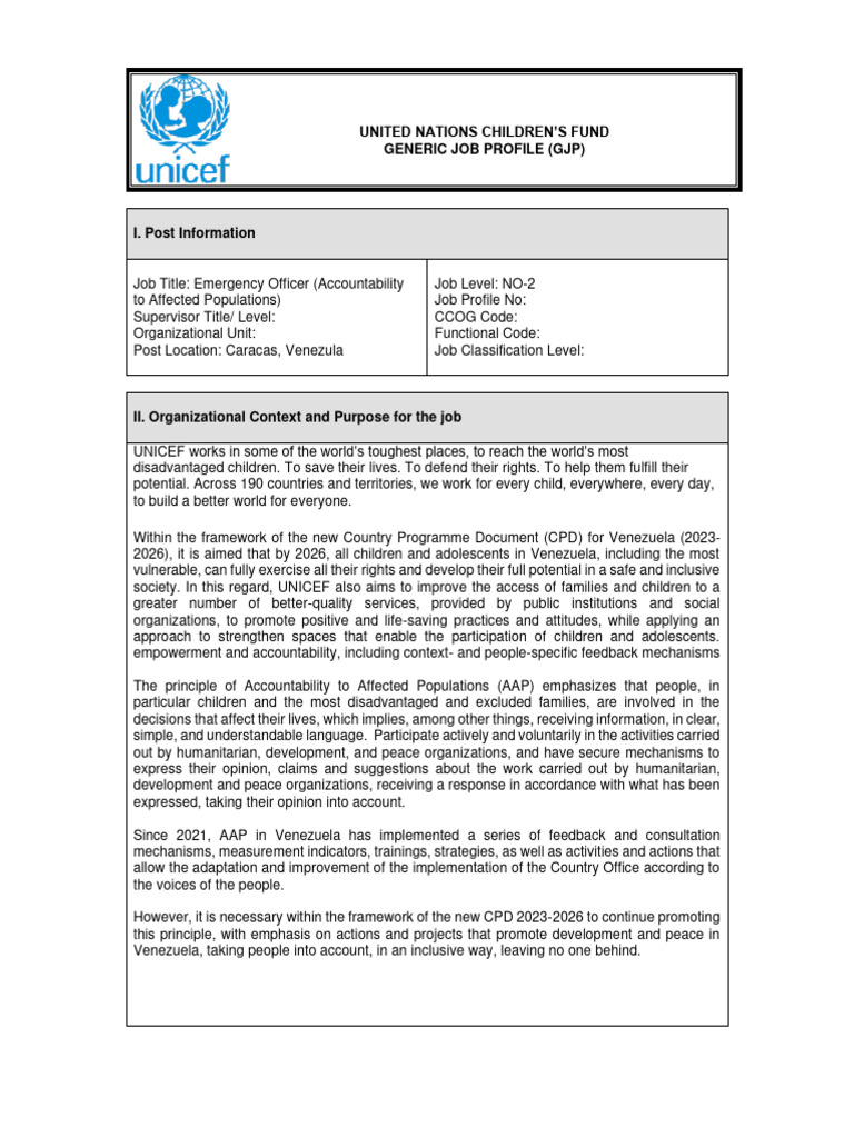 Emergency Officer (AAP) NOB | PDF | Evaluation | Accountability