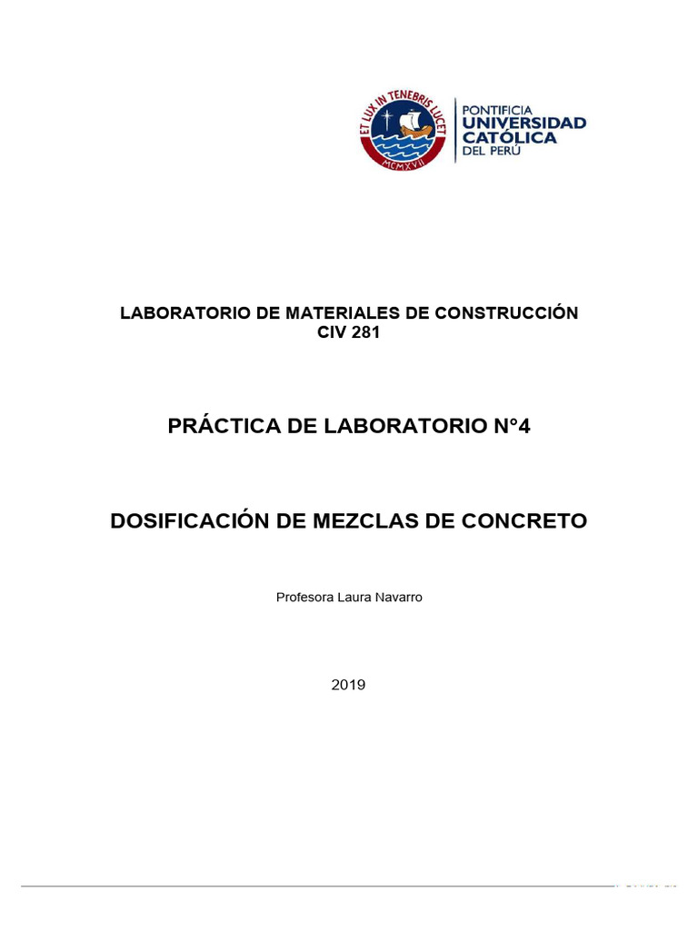 lab-n4-diseo-de-mezclas-de-concreto-2_compress | PDF | Hormigón | Cemento