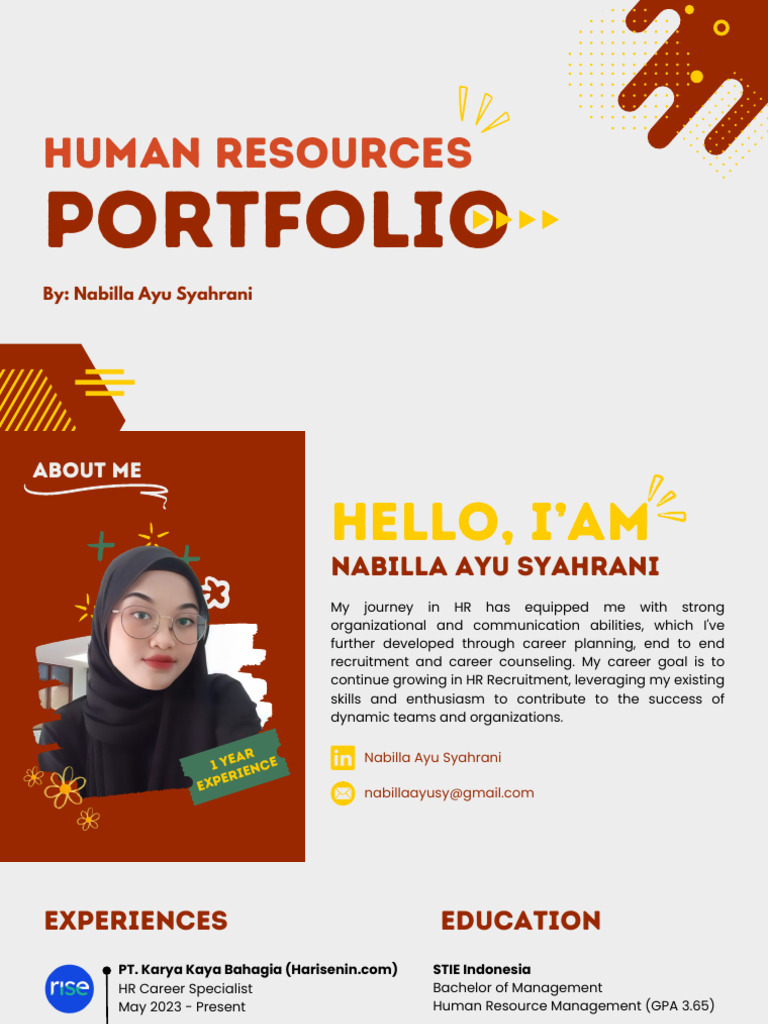 Contoh HR Portofolio | PDF | Recruitment | Human Resource Management
