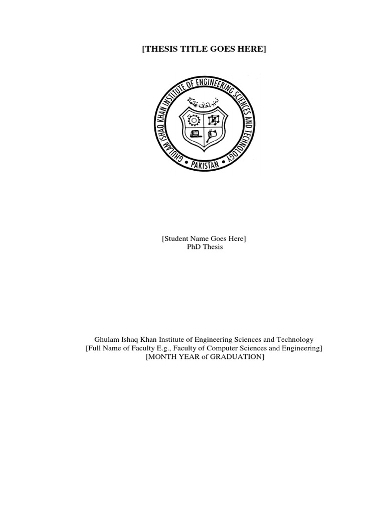 PhD-Thesis-Format | PDF | Thesis | Doctor Of Philosophy