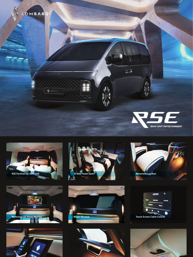 Hyundai Staria Luxury Features by Lombardi | PDF