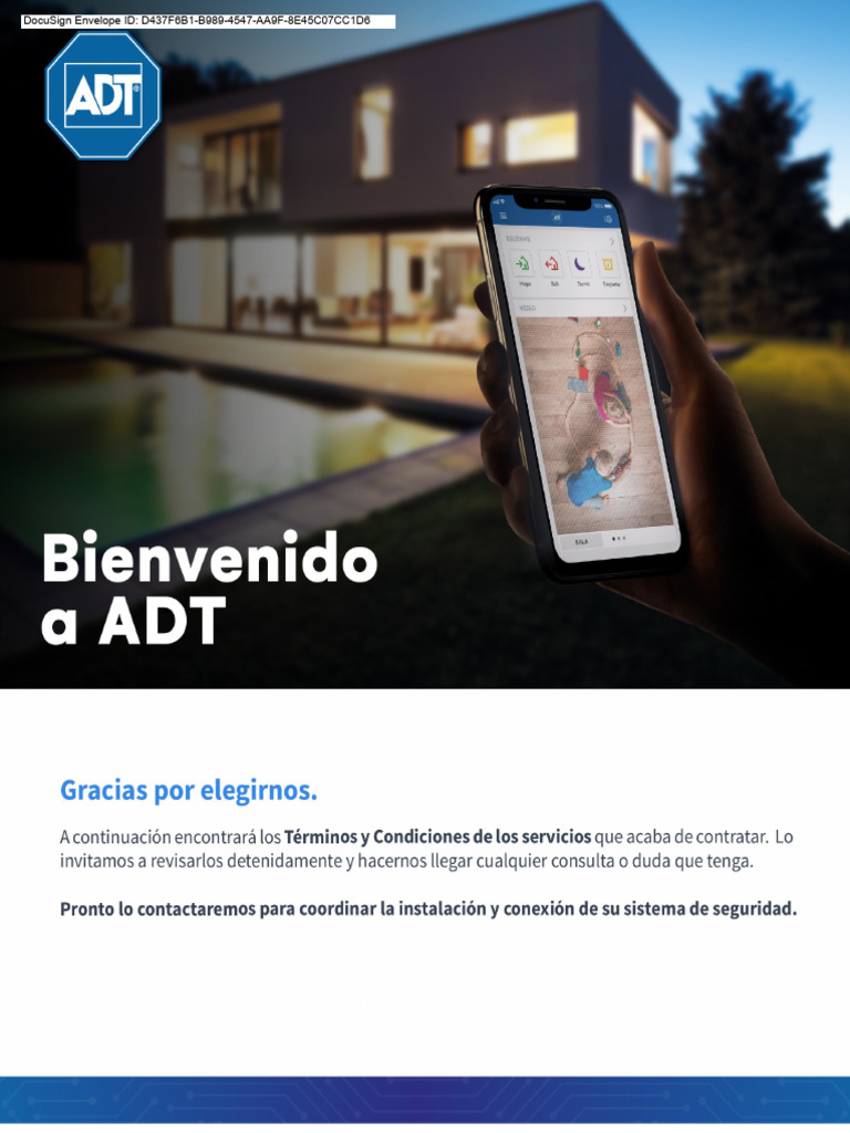 Contrato de Servicio ADT Argentina | PDF | Telefonía móvil | Outsourcing